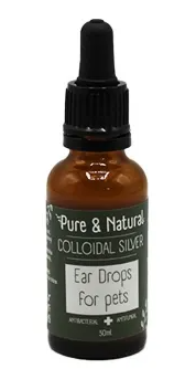 Colloidal Silver Antimicrobial Ear Drops For Dogs (excl. 20% VAT) – Raw ...