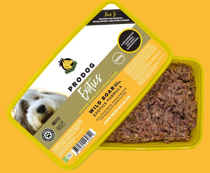 Wild Boar with Offal Raw Dog Food (Exotic Range) – Raw Paws Emporium